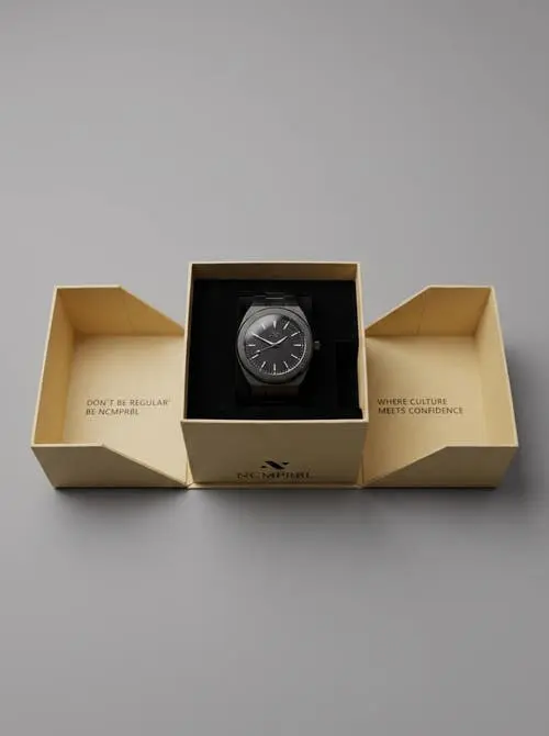NCMPRBL Elevate Link Phantom Swiss Quartz Bracelet Watch