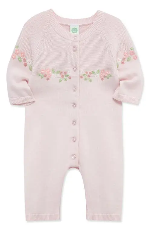 LITTLE ME Garland Cotton Sweater Romper