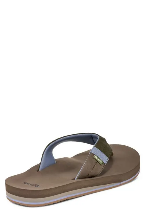 Sanuk Sawyer Flip-flop - Olive