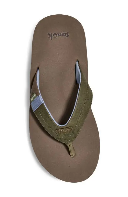 Sanuk Sawyer Flip-flop - Olive