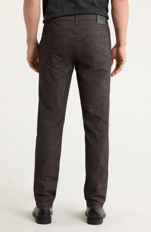 BRAX Cadiz Woolook Straight Leg Pants - Brown