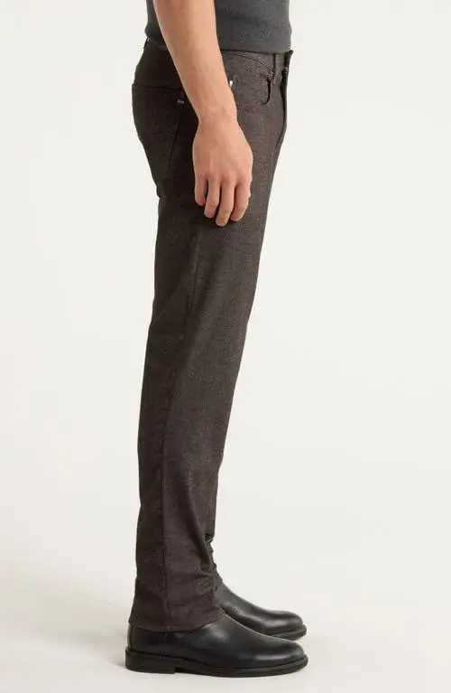 BRAX Cadiz Woolook Straight Leg Pants - Brown