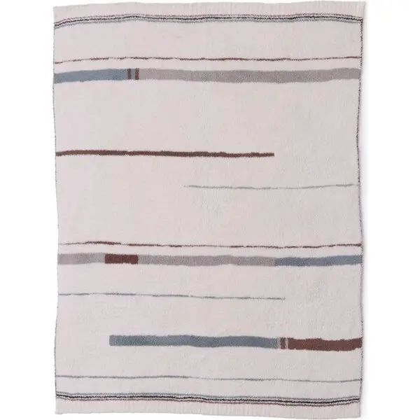 Barefoot Dreams Cozychic® Vista Stripe Throw Blanket - Cream Multi