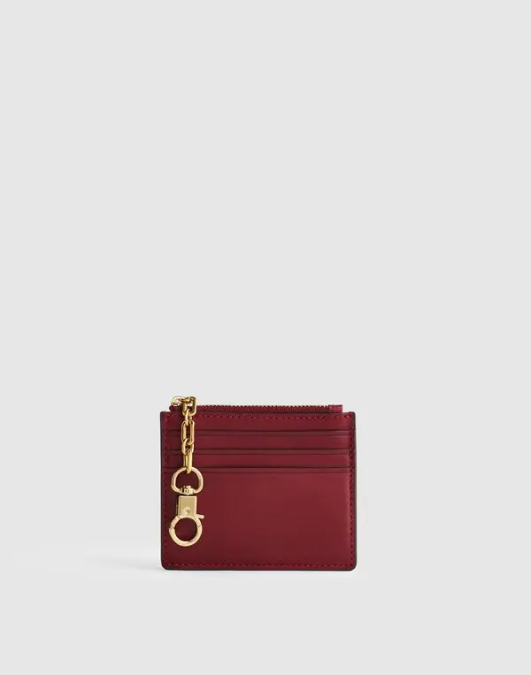 Madewell The Zip Card Case - Cabernet