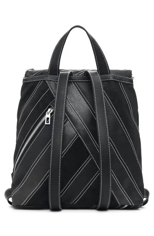 Desigual Belted Zip Faux Leather Backpack
