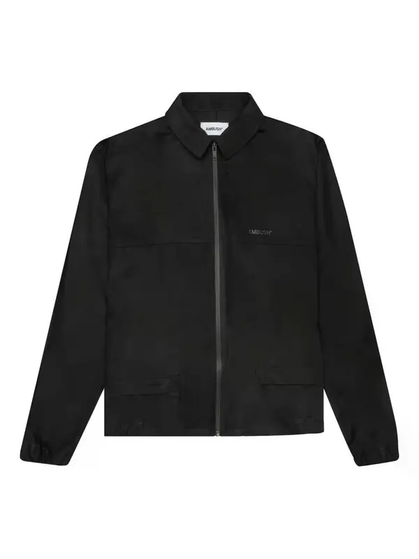 AMBUSH Logo-detail Shirt Jacket - Black