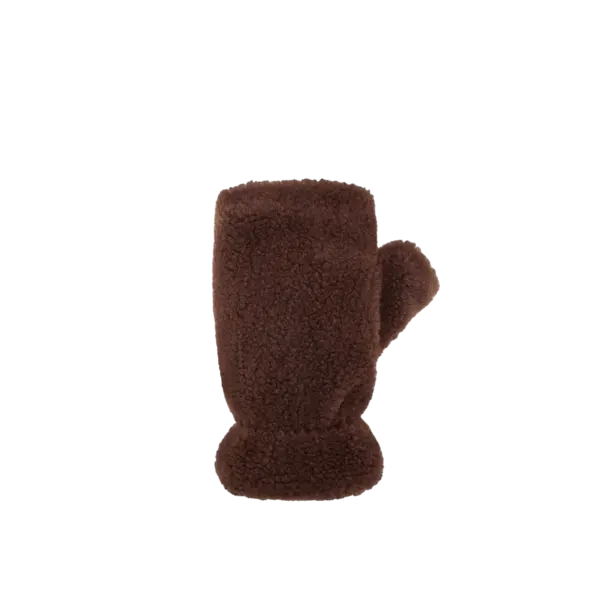 Moncler Teddy Fingerless Gloves - Brown