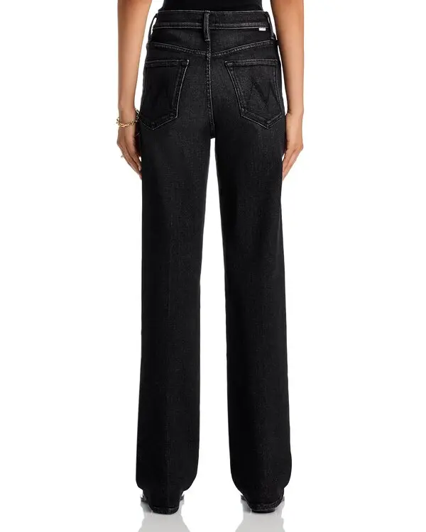 MOTHER The Rambler High Rise Zip Heel Jeans - Keep It Sharp