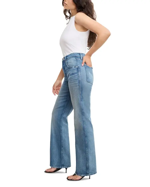 Good American Good Standard Petite Bootcut Jeans