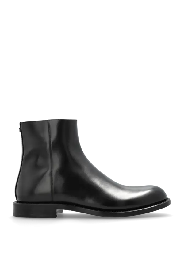 Dolce & Gabbana Leather Ankle Boots