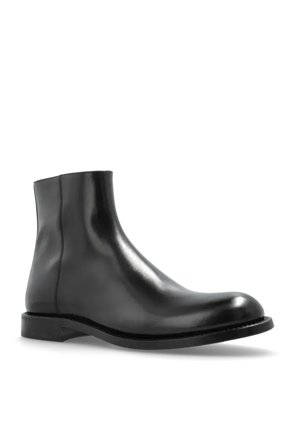 Dolce & Gabbana Leather Ankle Boots