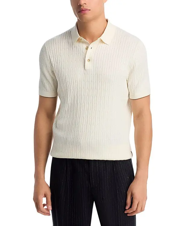 BOSS Camel Incanto Polo Shirt - Open White