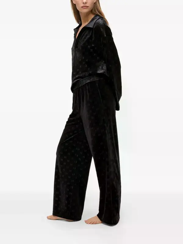 Karl Lagerfeld Monogram-pattern Track Pants