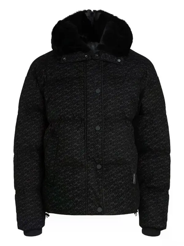 Karl Lagerfeld Logo-pattern Puffer Jacket