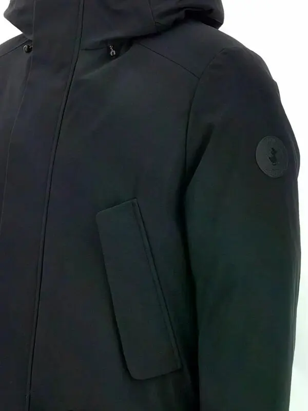 SAVE THE DUCK Hooded Padded Coat - Black