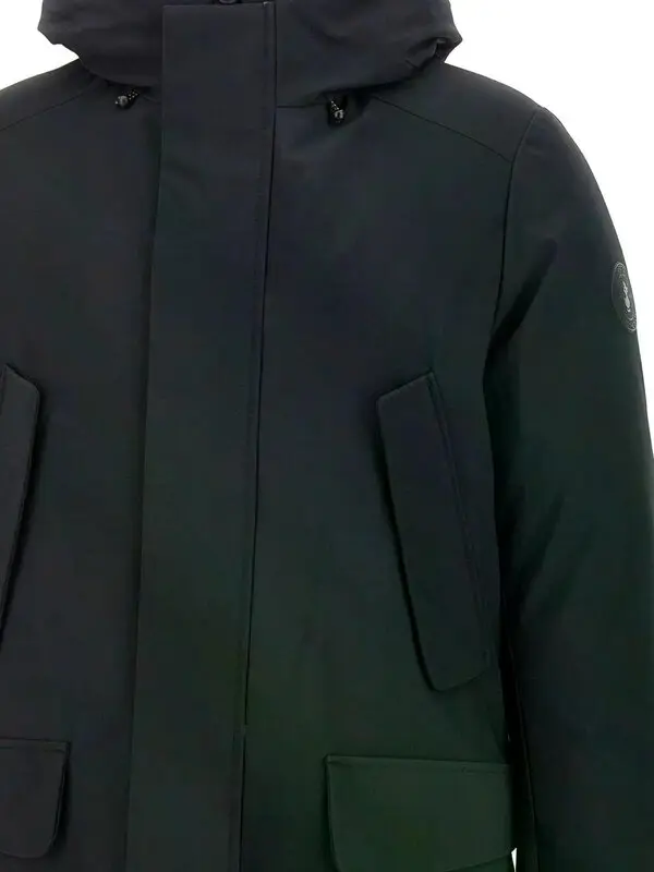 SAVE THE DUCK Hooded Padded Coat - Black
