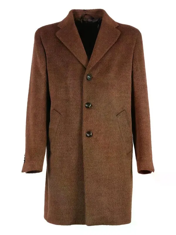 LUIGI BIANCHI MANTOVA Three-button Wool Coat