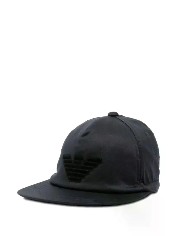 Emporio Armani Logo-patch Baseball Cap - Blue