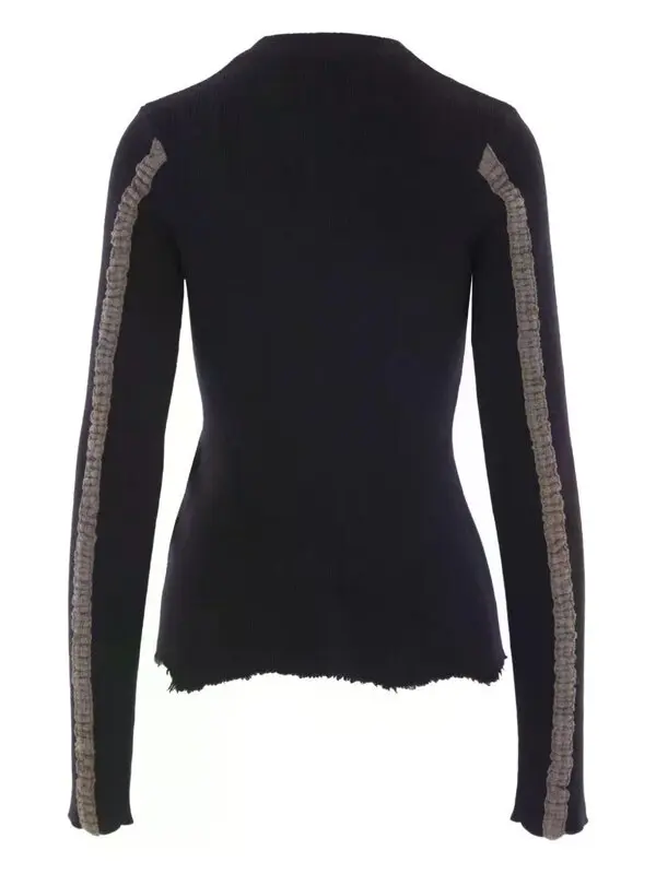 ZIGGY CHEN Ribbed Knit Sweater