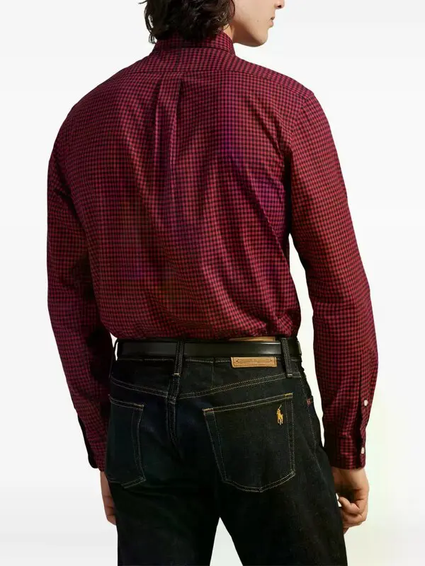 Polo Ralph Lauren Gingham-check Long-sleeve Shirt