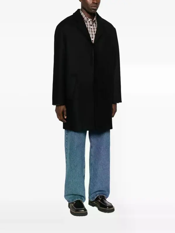 Maison Kitsuné Lapel Welt-pocket Coat