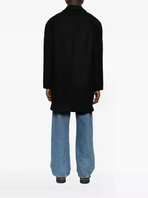 Maison Kitsuné Lapel Welt-pocket Coat