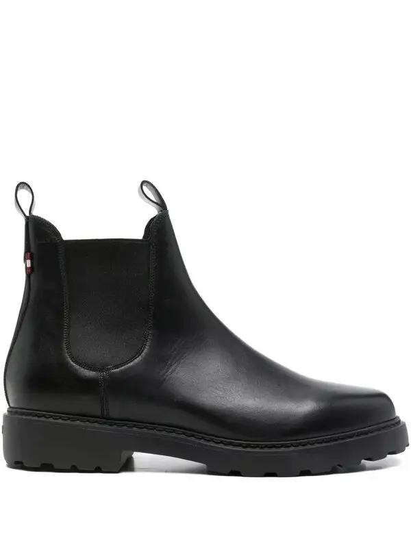 Bally Anni Moon Leather Boots - Black