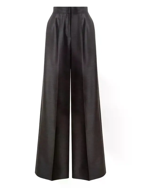 Alberta Ferretti High-waisted Tailored Trousers - Grey