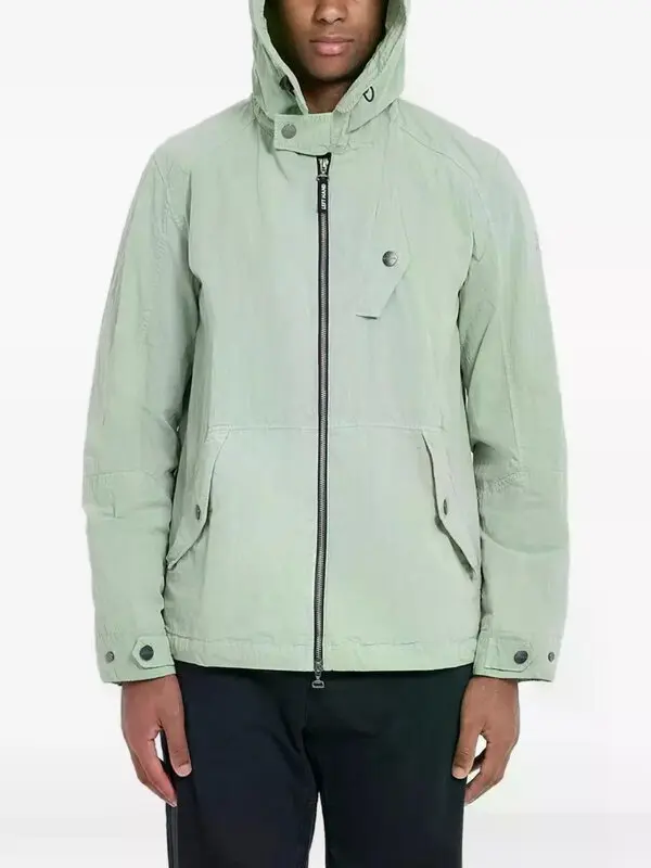 LEFT HAND Hooded Zip-front Jacket