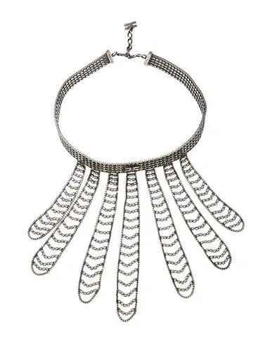 Elisabetta Franchi Metal Pendant Necklace - Silver