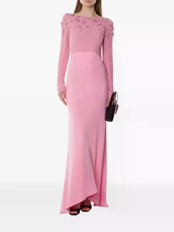 Alberta Ferretti Crepe Dress