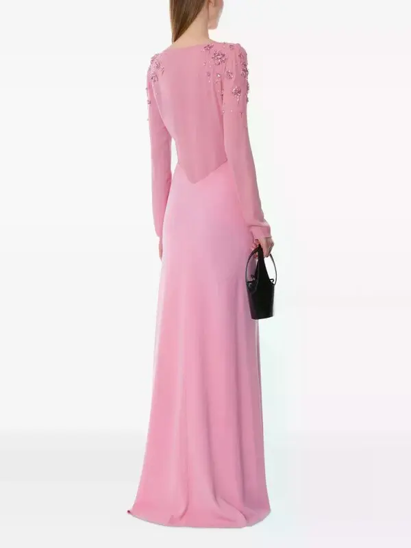 Alberta Ferretti Crepe Dress