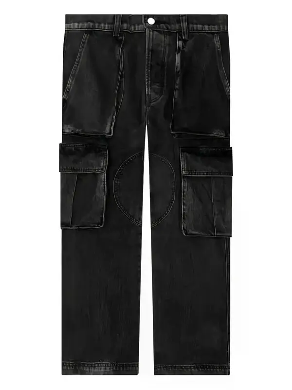 NAHMIAS Logo-patch Jeans - Black