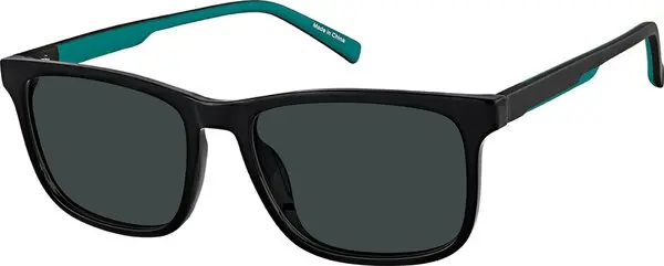 Zenni Rectangle Full Rim Frame - Black