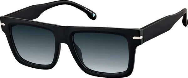 Zenni Rectangle Full Rim Frame - Black