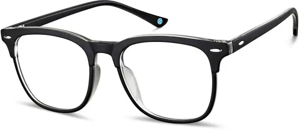 Zenni Browline Full Rim Frame - Black