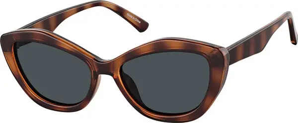 Zenni Vintage Cat-eye Full Rim Sunglasses - Tortoiseshell