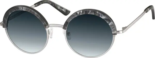 Zenni Round Frame Sunglasses - Gray