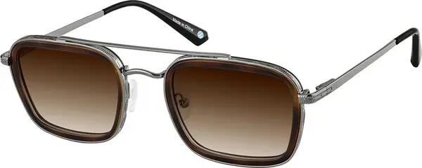 Zenni Square Full Rim Frame Sunglasses - Tortoiseshell
