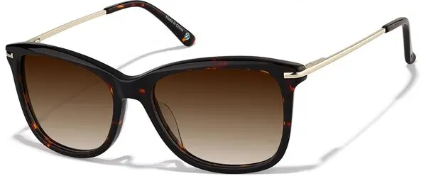 Zenni Square Full Rim Frame Sunglasses - Tortoiseshell
