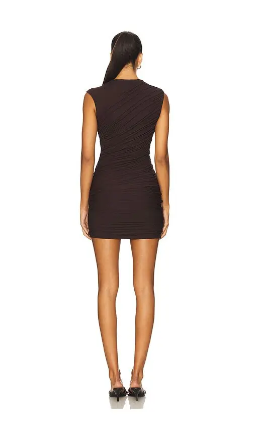 AGOLDE Ester Twist Dress - Root