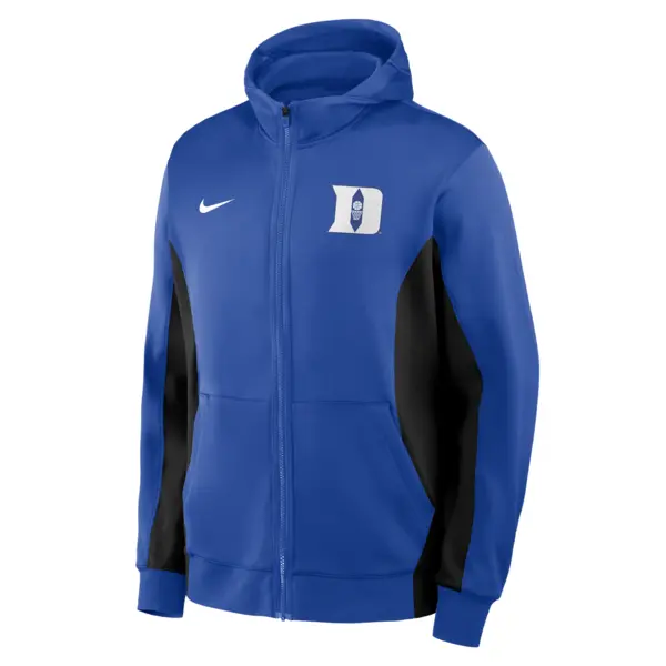 Nike Duke Game Dri-fit College Full-zip Hooded Jacket - Blue