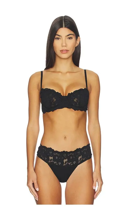 Cosabella Romanza Balconette Bra - Black