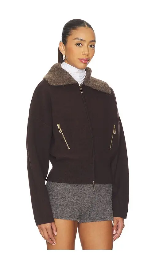 Clea Dakota Boiled Wool Bomber