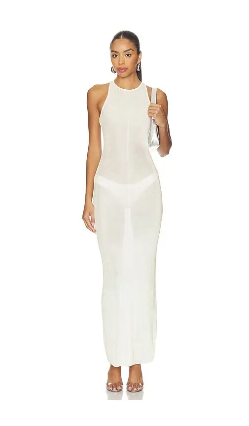 Guizio Odette Knit Dress In Cream - 65% Off | Editorialist