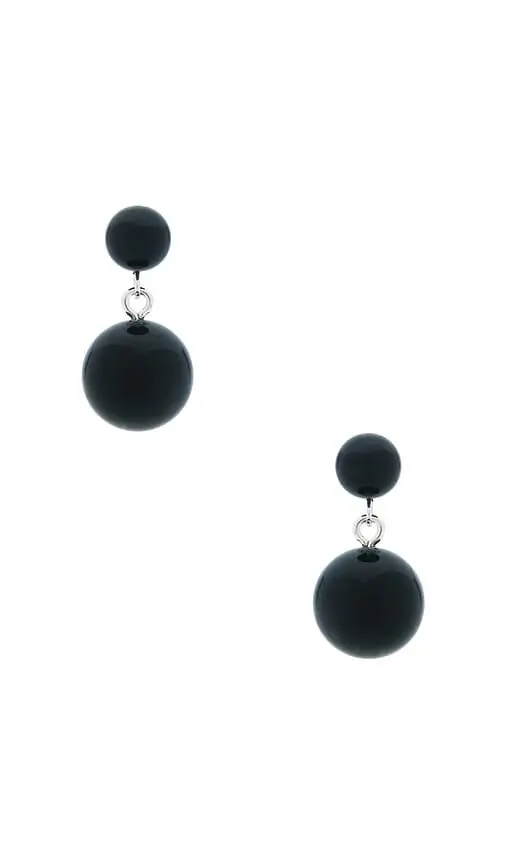 CASA CLARA True Dangle Earrings - Black