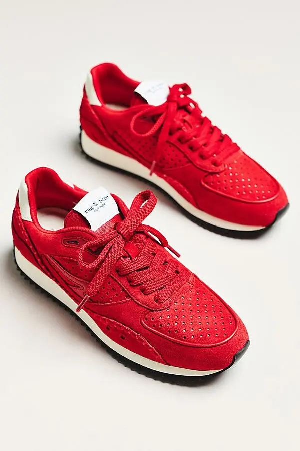 Rag & Bone Rb Drift Runner Sneakers - Red