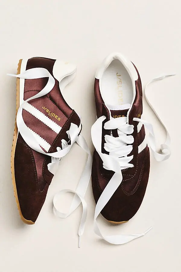 J/SLIDES NYC Peggy Sneakers - Brown