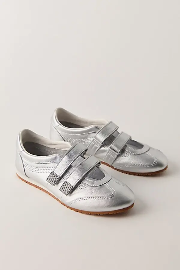 VANS Lx Mary Jane Slip-on Sneakers - Silver