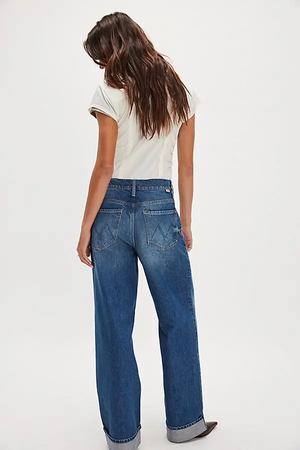 MOTHER The Smoothie Skimp Cuff Jeans